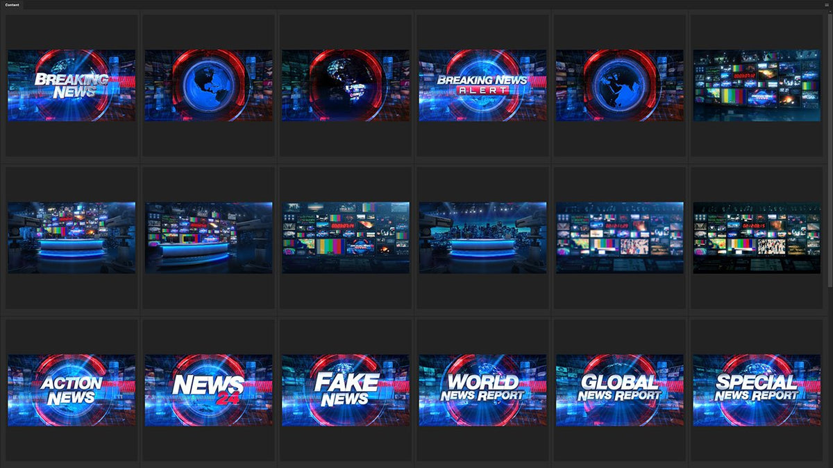 News Graphics - Stock Images Pack