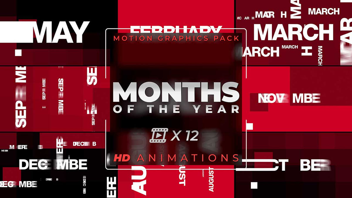 Months Madness » 12 Animations HD Pack v.1